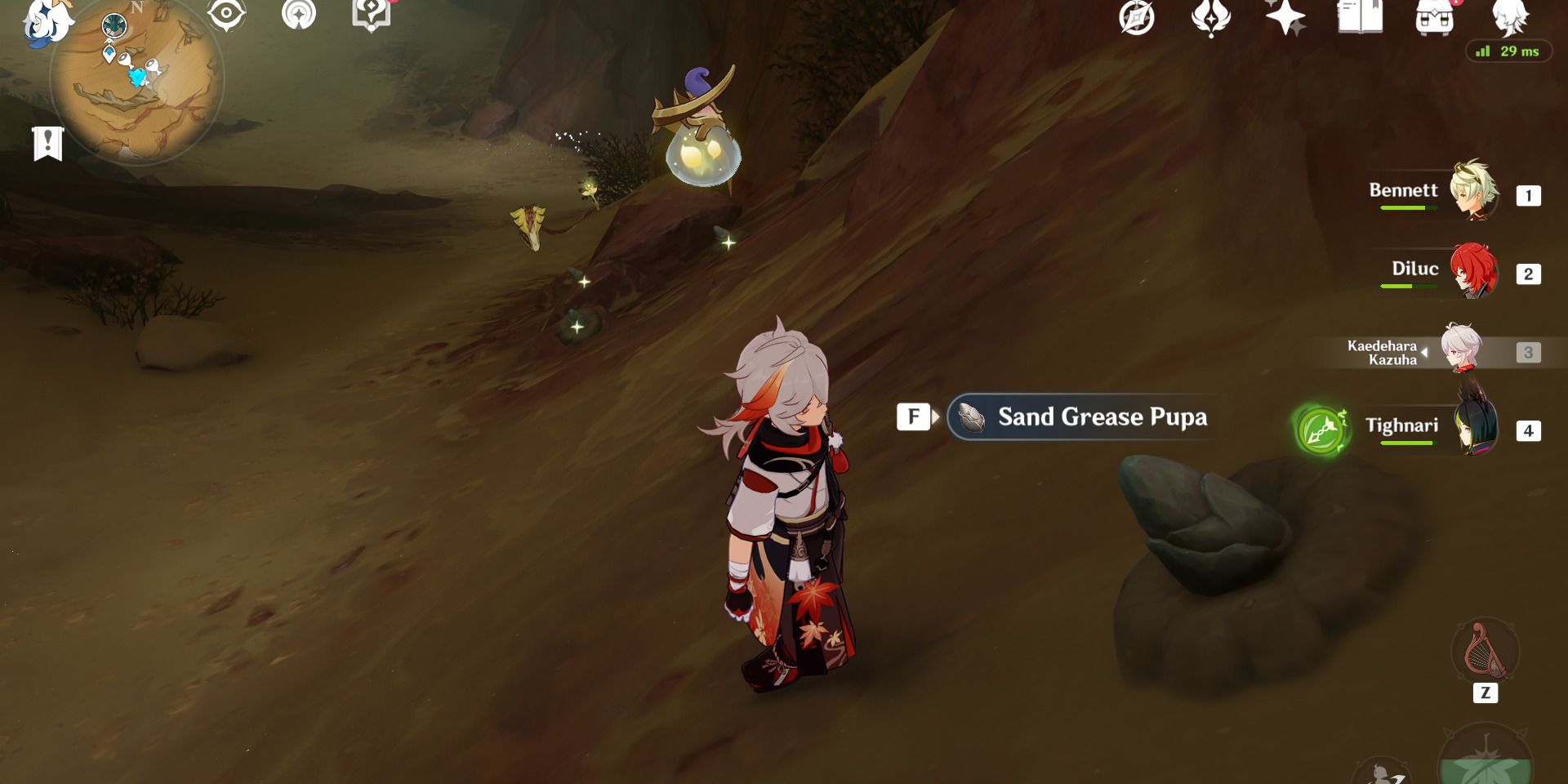 Genshin Impact: How To Farm Sand Grease Pupa & All Locations