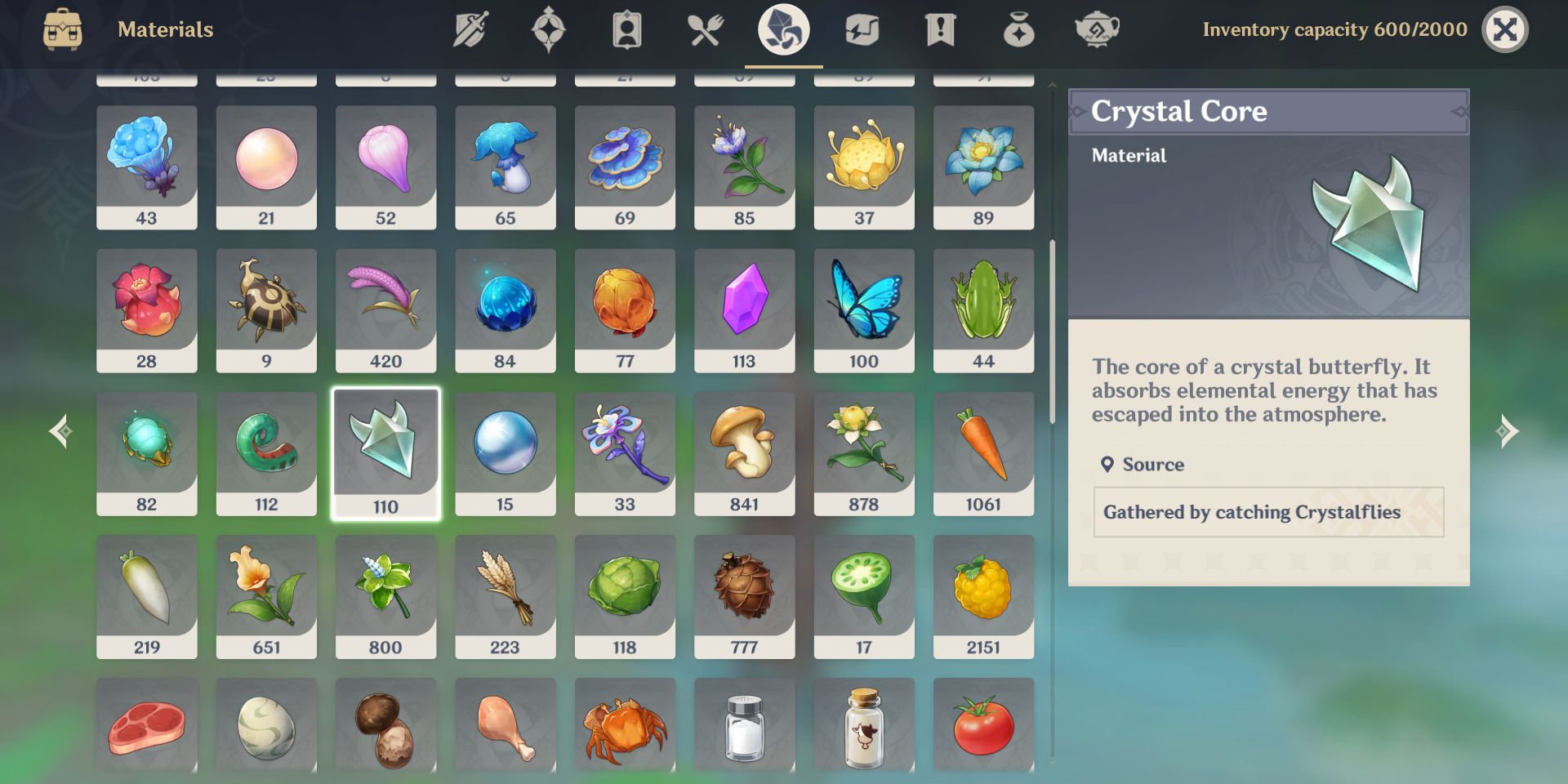 Genshin Impact: How To Farm Crystal Cores