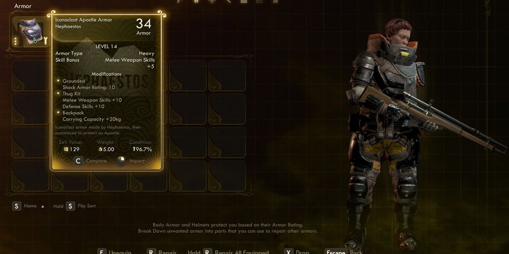 The Outer Worlds: 10 Best Armor Pieces, Ranked