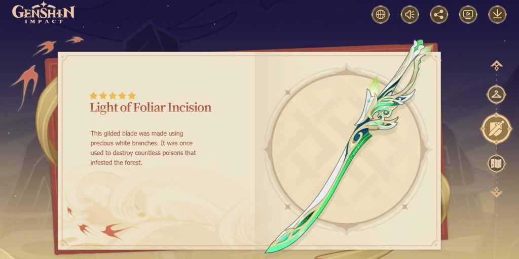 Genshin Impact Reveals Alhaitham's 5-Star Weapon Coming To Version 3.4