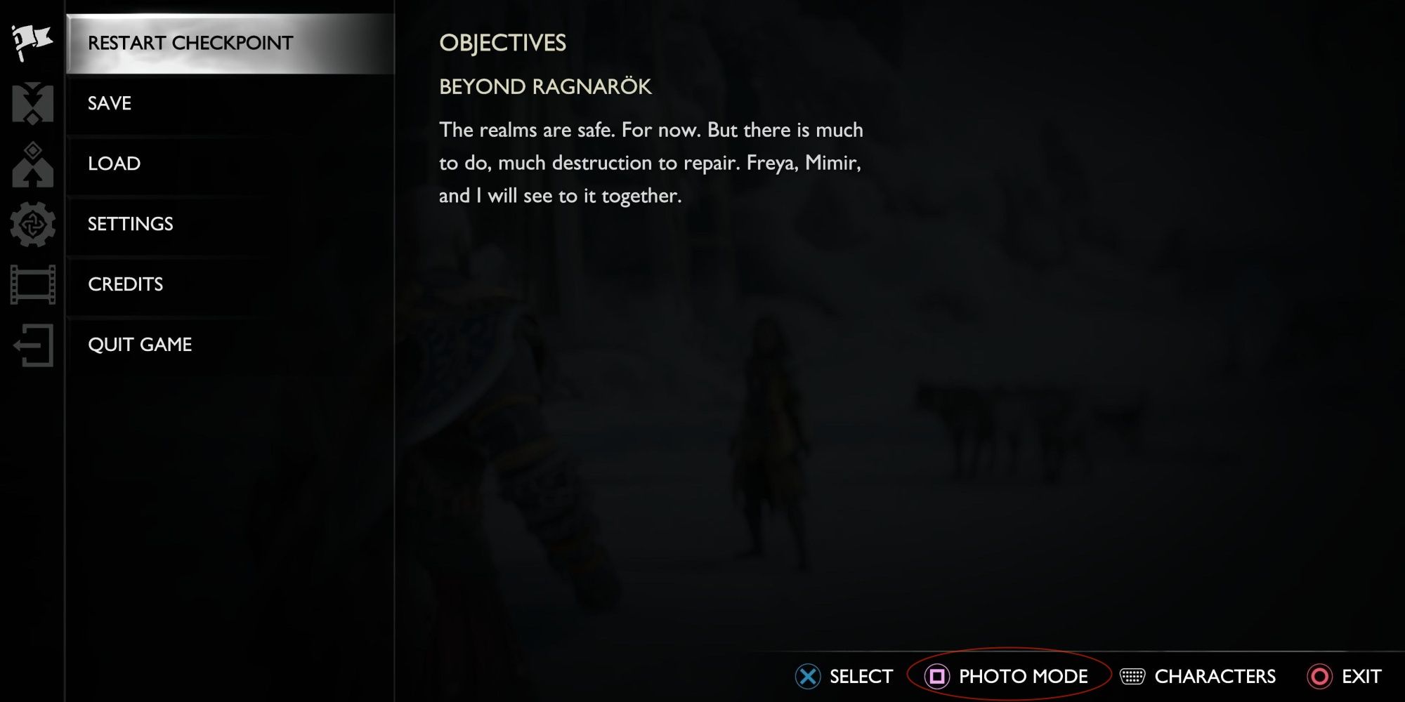 God Of War Ragnarok: How To Use Photo Mode