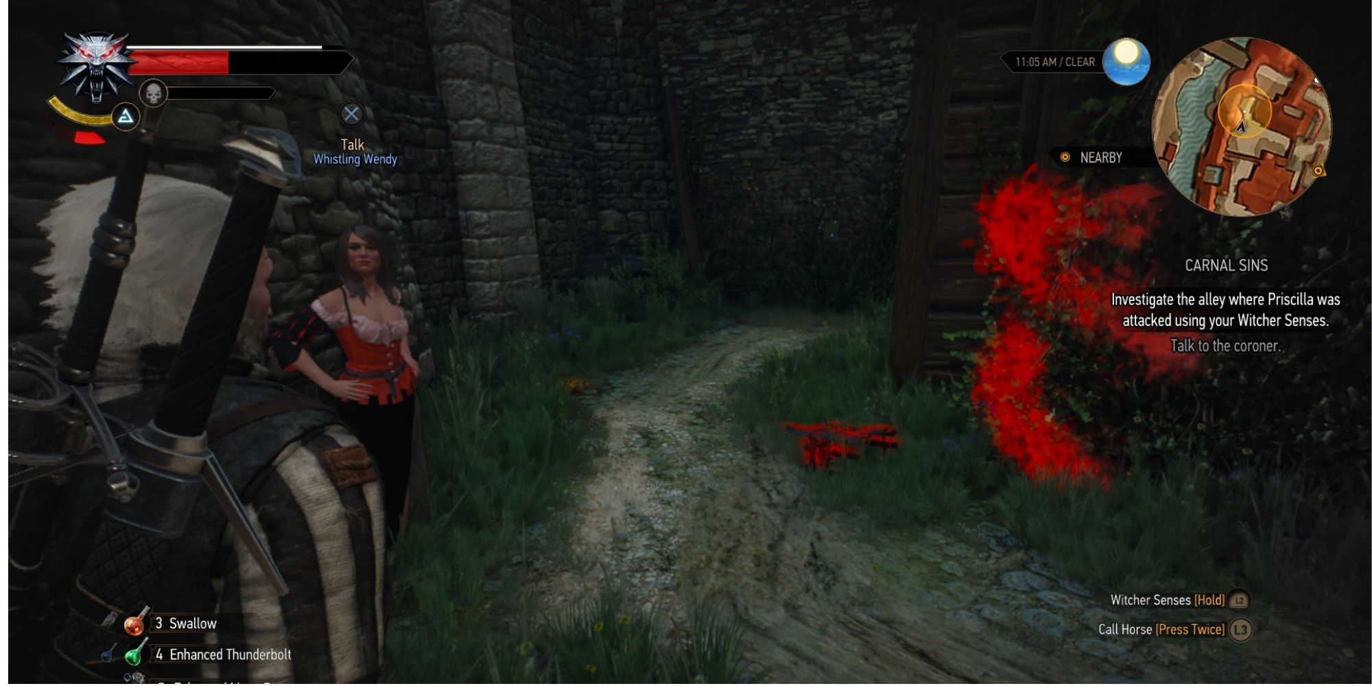 The Witcher 3: Carnal Sins Quest Walkthrough