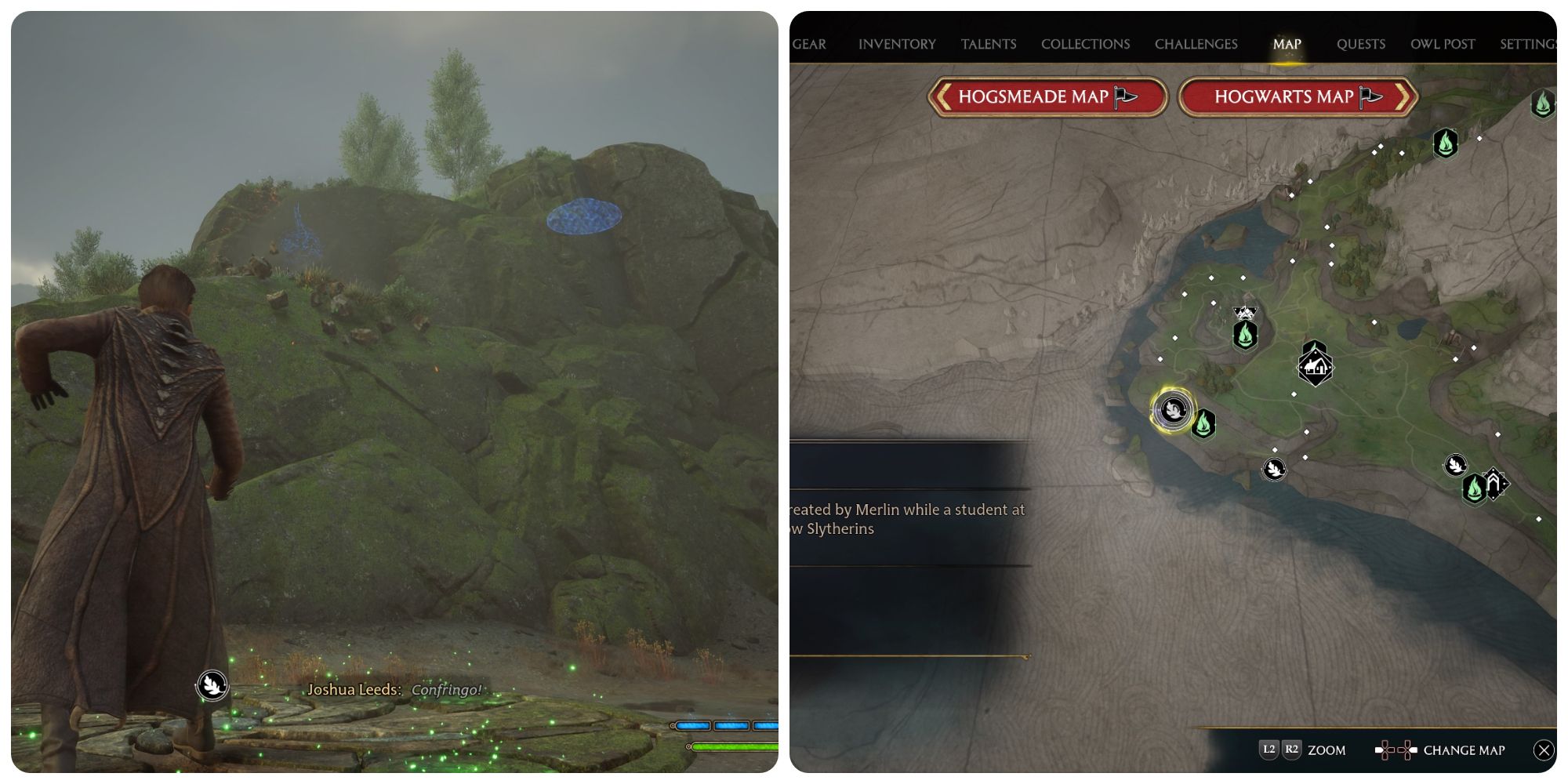 Hogwarts Legacy: Feldcroft Region Merlin Trials Guide