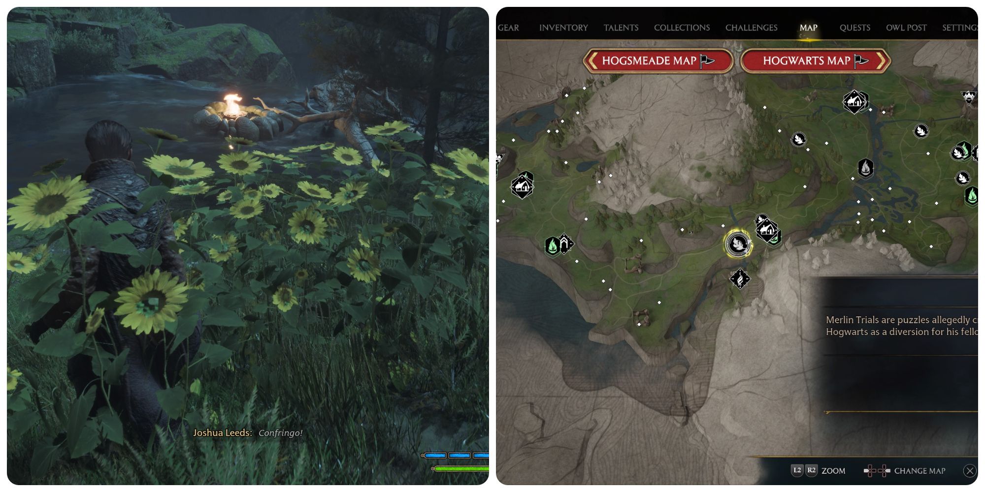 Hogwarts Legacy: Feldcroft Region Merlin Trials Guide