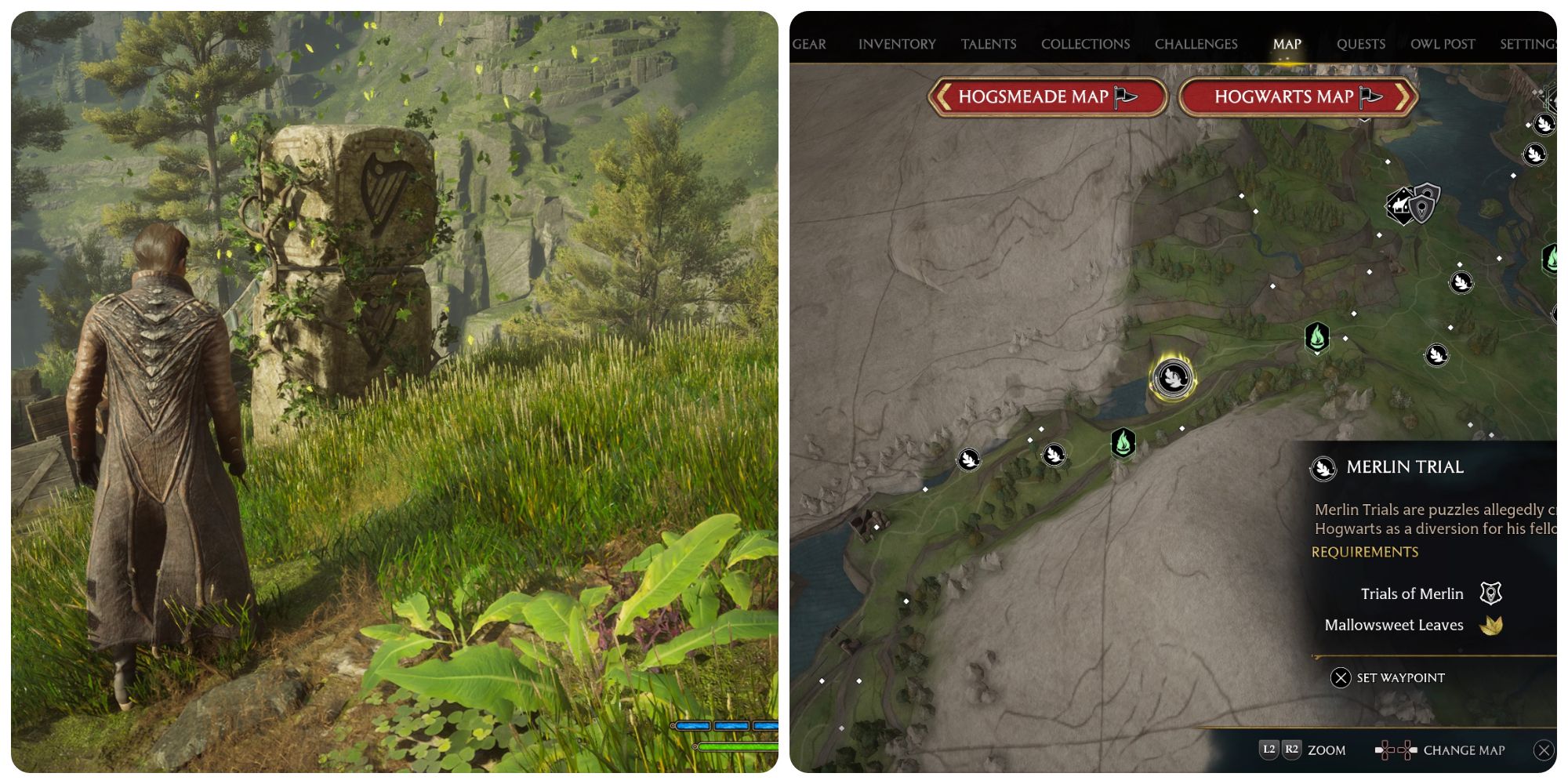 Hogwarts Legacy: Feldcroft Region Merlin Trials Guide
