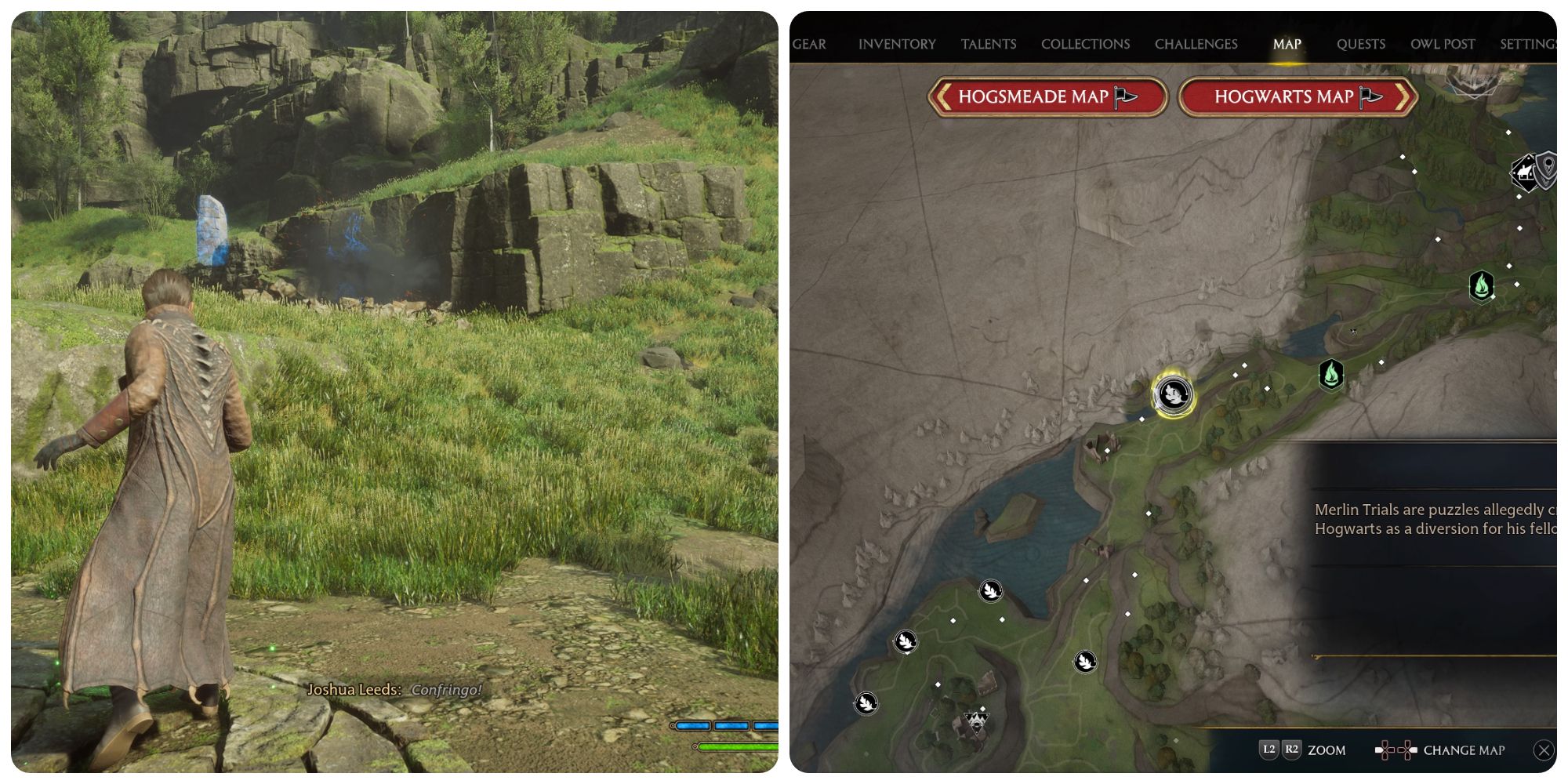 Hogwarts Legacy: Feldcroft Region Merlin Trials Guide