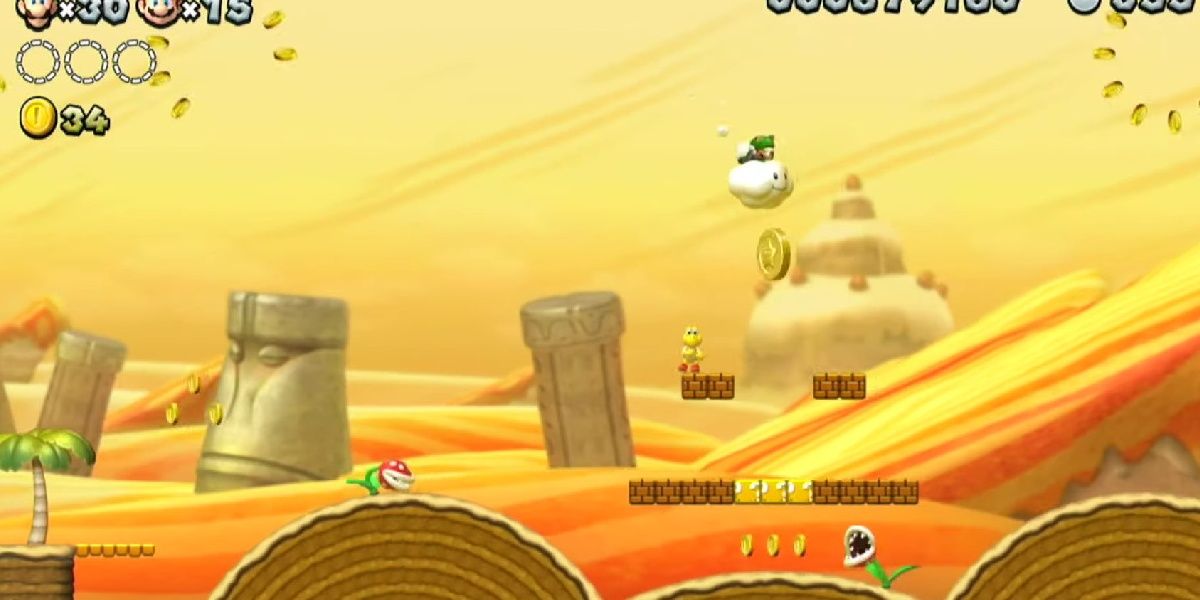 New Super Mario Bros. U Deluxe: Every Layer-Cake Desert Star Coins