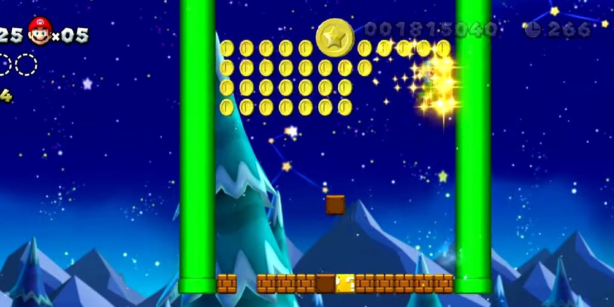 New Super Mario Bros. U Deluxe: All Frosted Glacier Star Coins