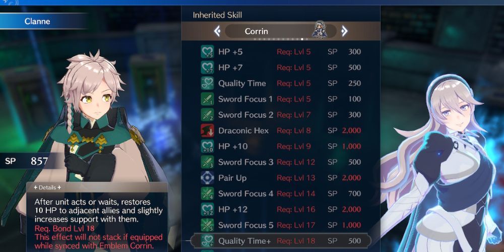Fire Emblem Engage: 10 Best Skills To Inherit
