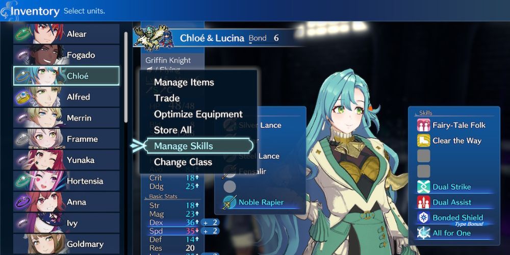 Fire Emblem Engage: How To Inherit & Equip Skills