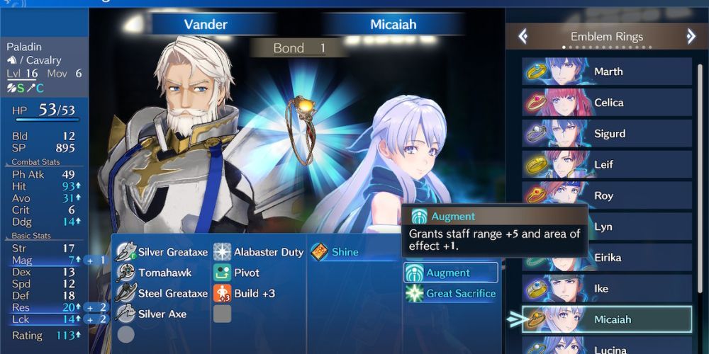 Fire Emblem Engage: 10 Best Emblem Skills