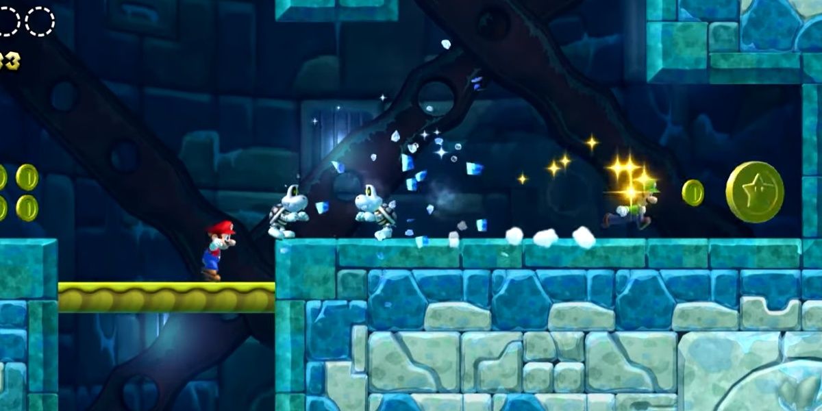 New Super Mario Bros. U Deluxe: All Frosted Glacier Star Coins