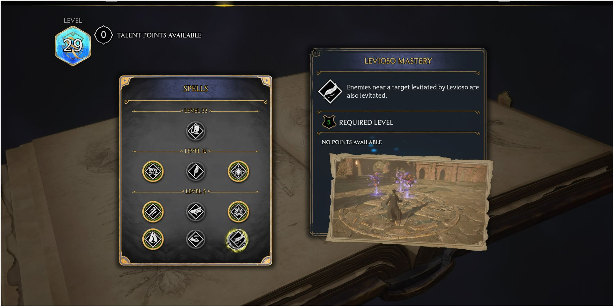 Hogwarts Legacy: Best Upgrades & Talents To Improve Levioso