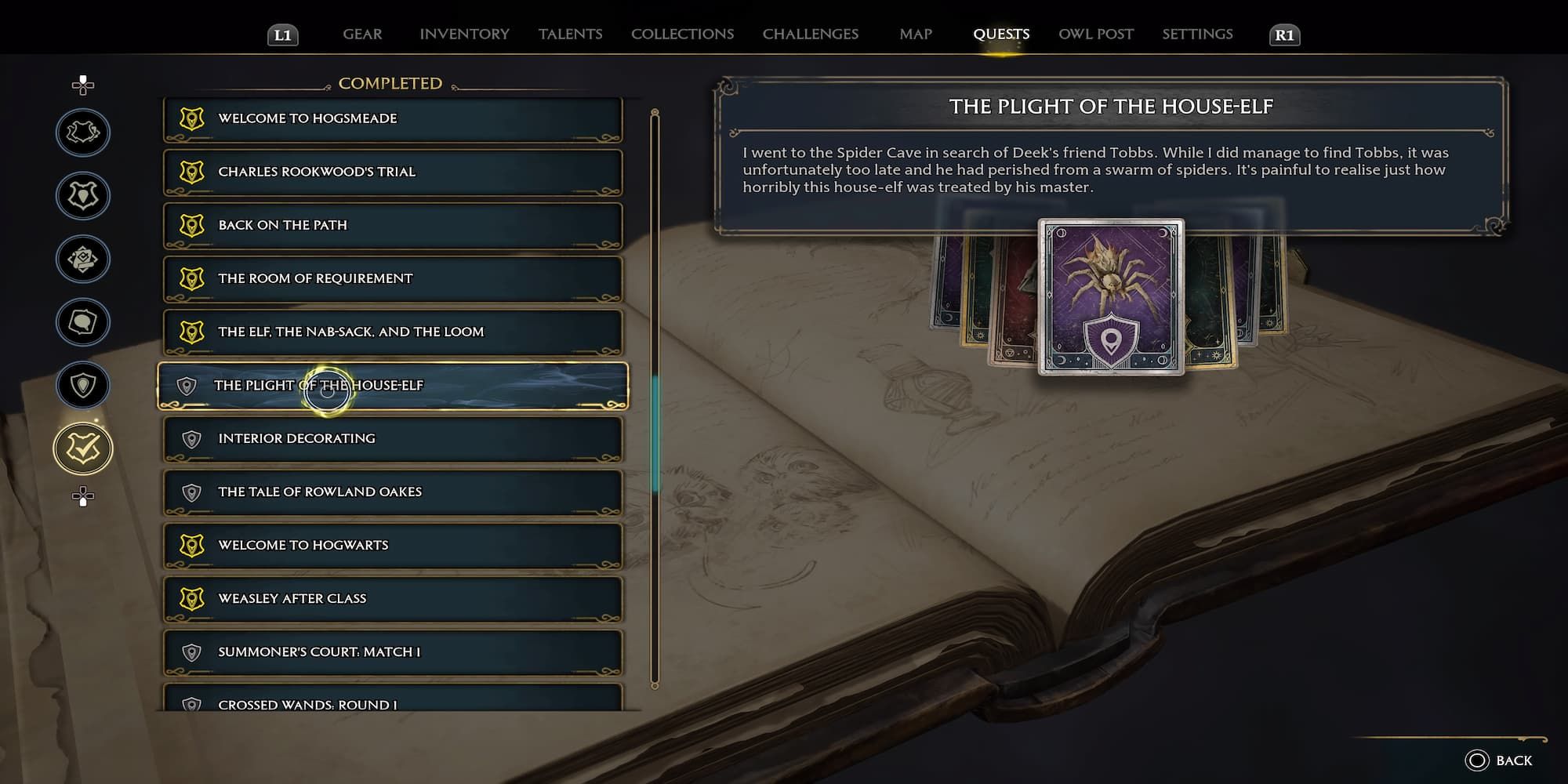 Hogwarts Legacy: The Plight Of The House-Elf Quest Walkthrough