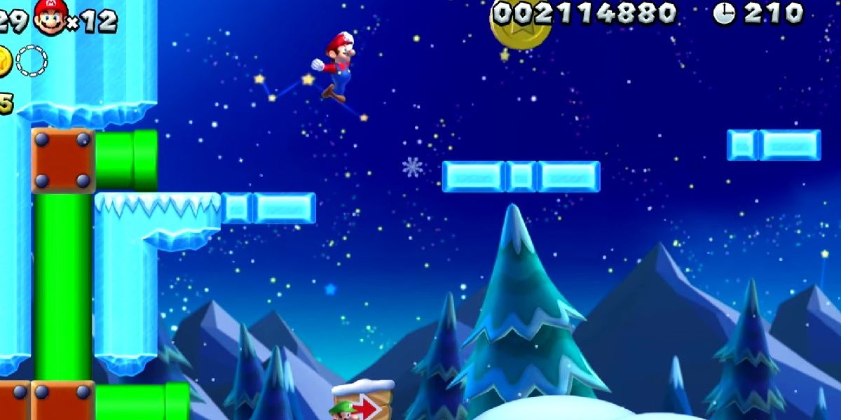 New Super Mario Bros. U Deluxe: All Frosted Glacier Star Coins