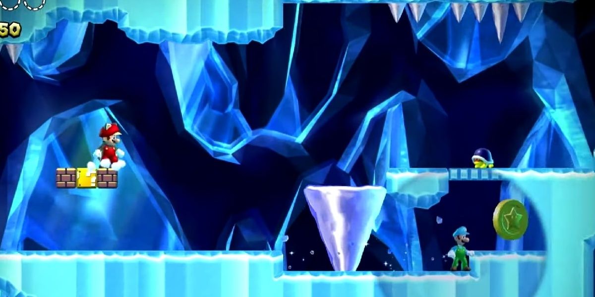 New Super Mario Bros. U Deluxe: All Frosted Glacier Star Coins