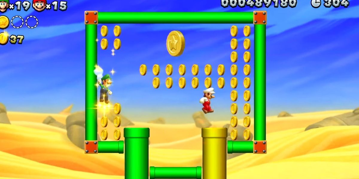 Mario Collecting Coins