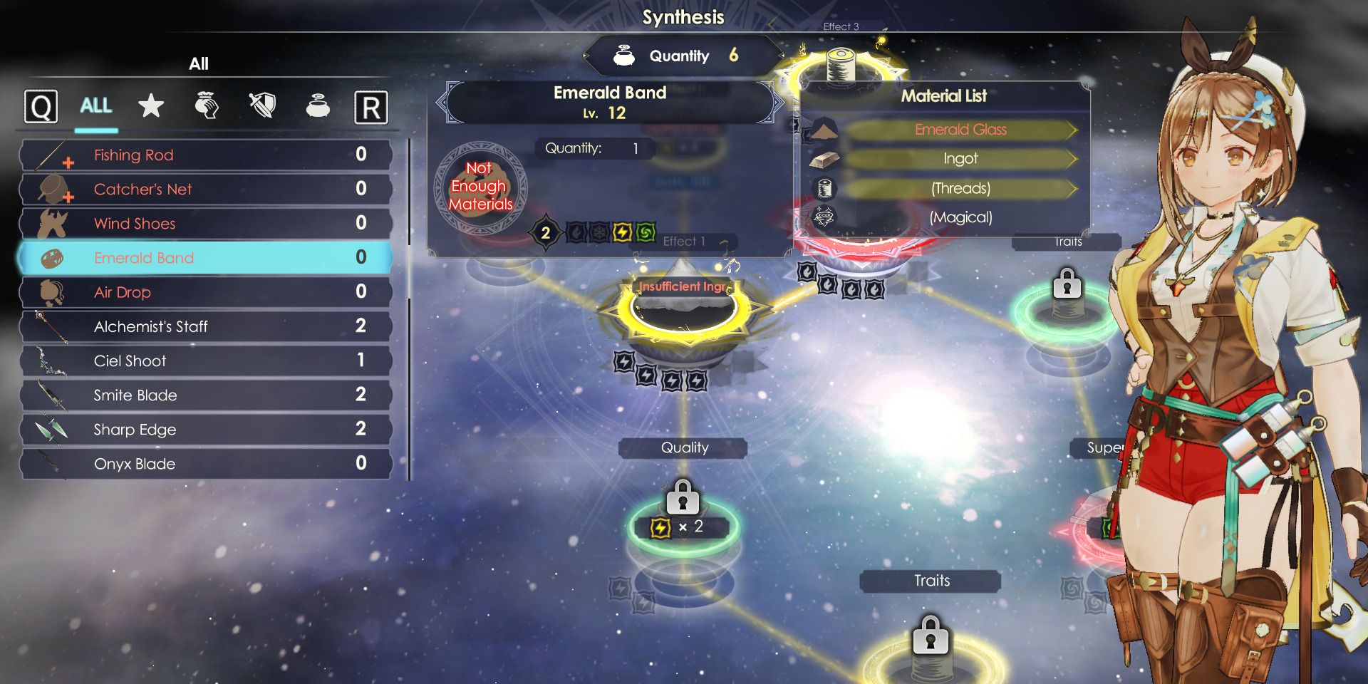 Atelier Ryza 3: Emerald Band Synthesis Guide