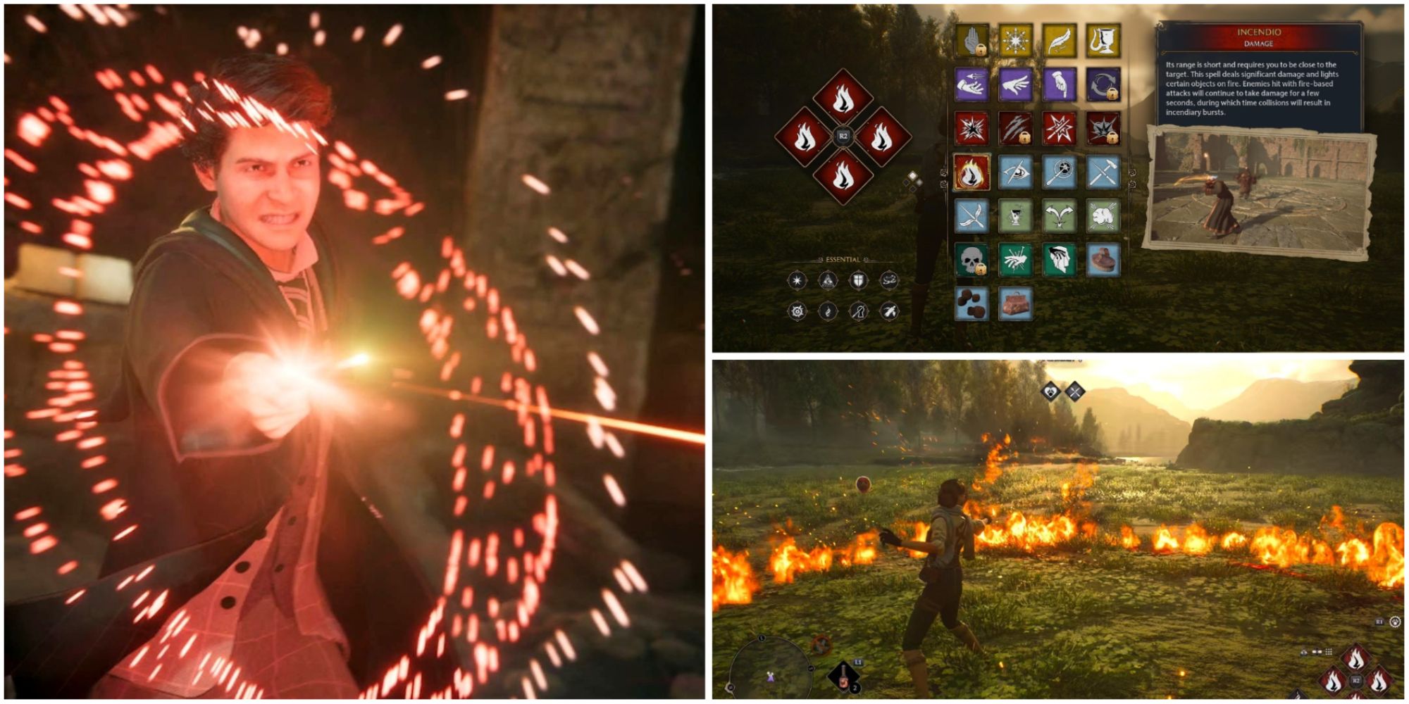 Hogwarts Legacy: Best Upgrades For Casting Incendio