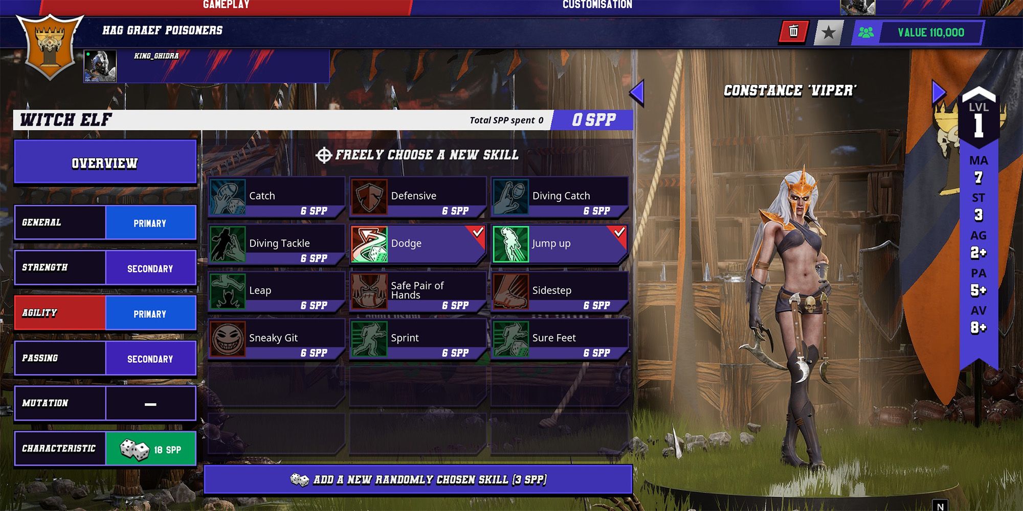 Blood Bowl 3: Best Dark Elf Team Skills & Strategies