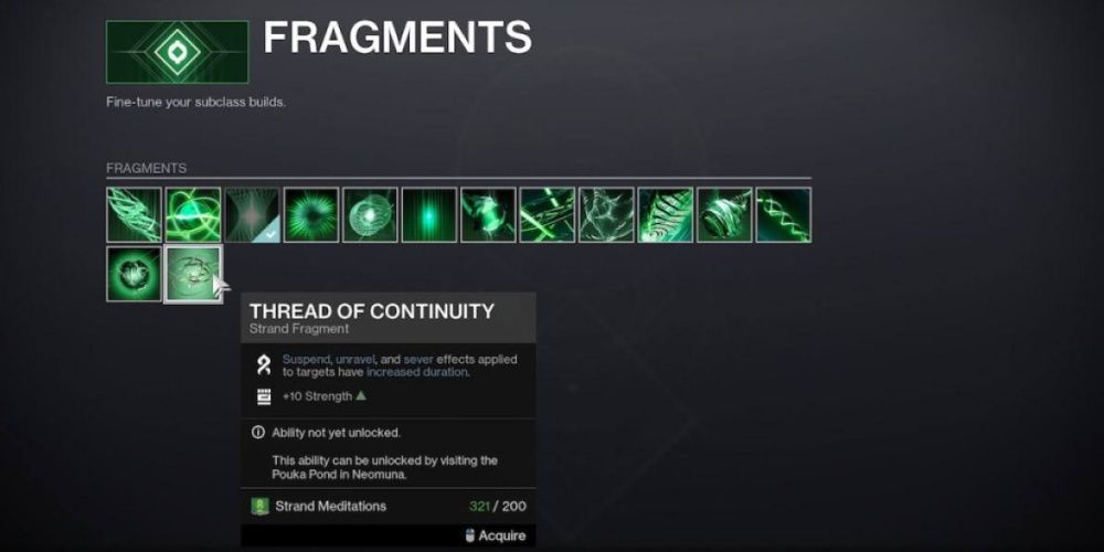 Destiny 2: Lightfall - 10 Best Strand Fragments, Ranked