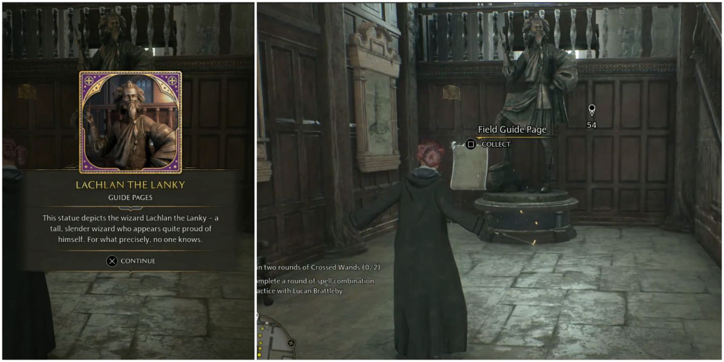 Hogwarts Legacy: South Wing Field Guide Pages