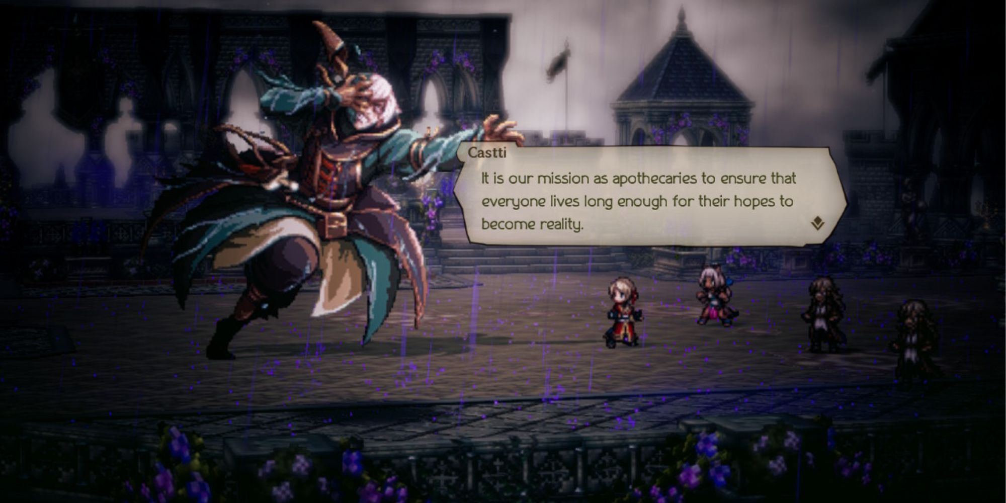 An Apothecary Reflects on Castti's Story In Octopath Traveler 2