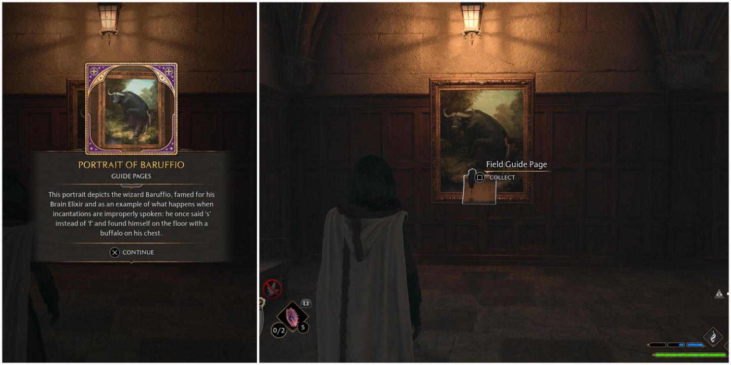 Hogwarts Legacy: South Wing Field Guide Pages