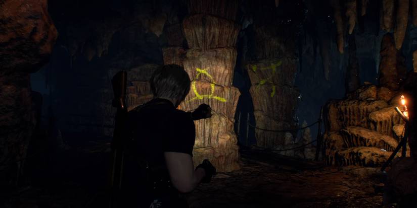 Resident Evil 4 Remake: How To Solve The Stone Dias In The Large Cave ...