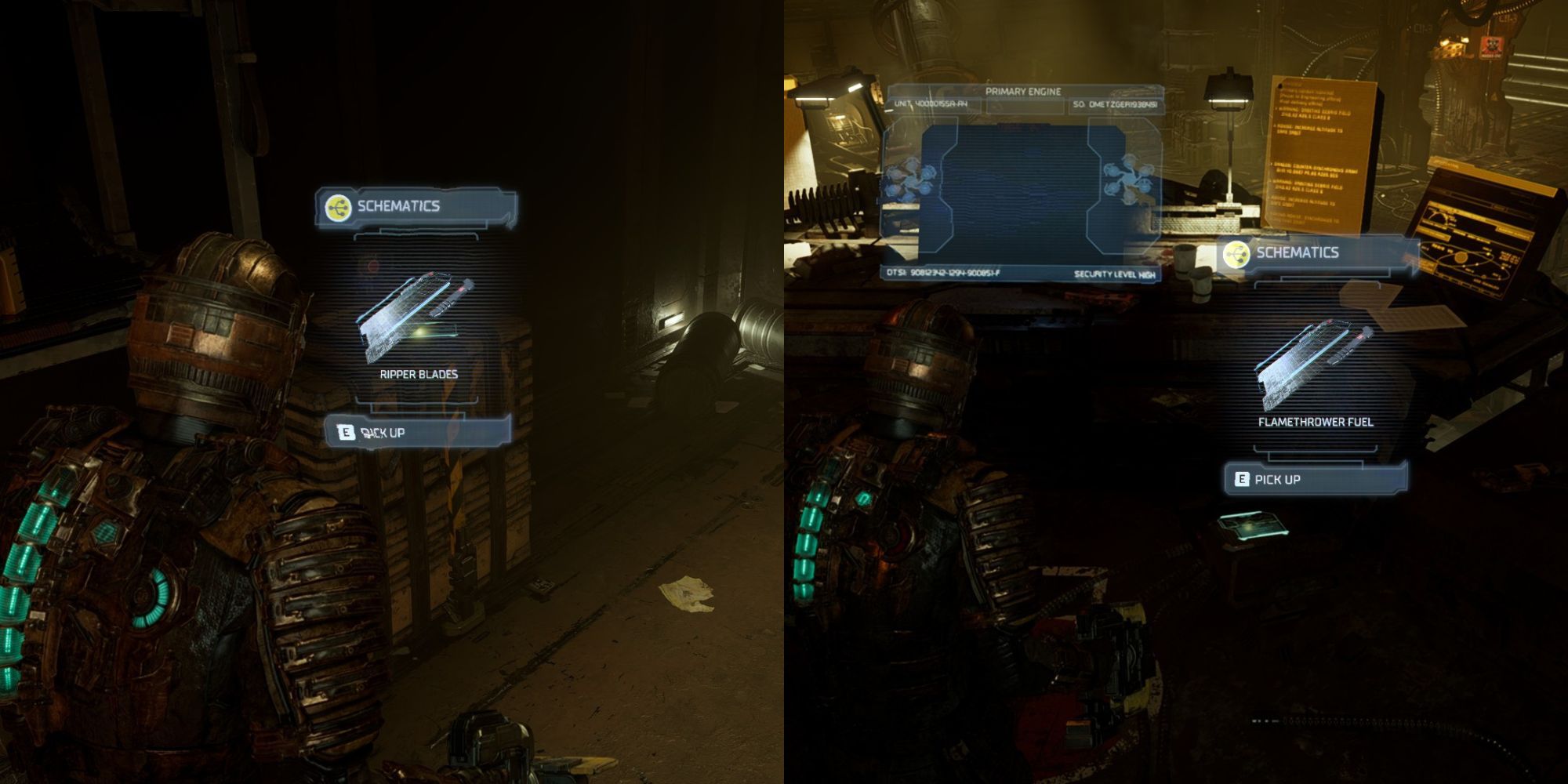 Dead Space Remake: Every Schematic Location