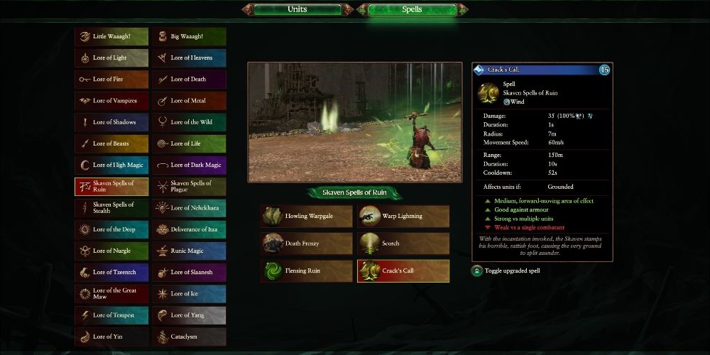 Warhammer 3 Immortal Empires: 10 Best Lores Of Magic, Ranked