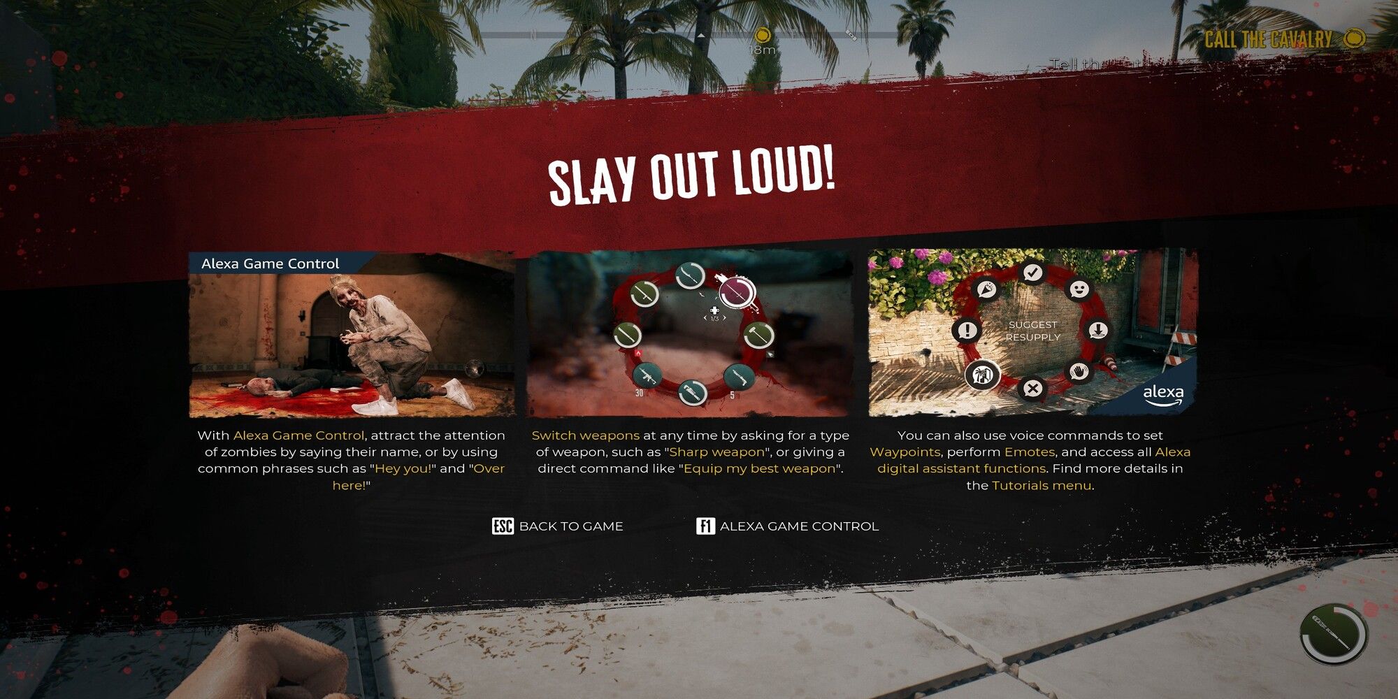 Dead Island 2: How To Use Alexa Game Control