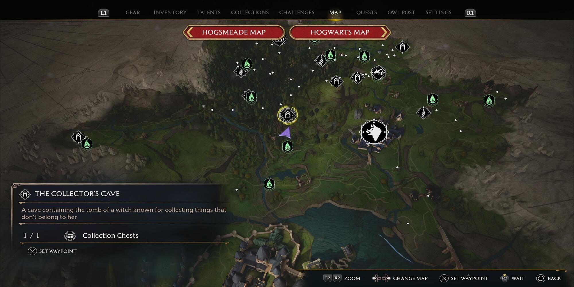 Hogwarts Legacy: Cairn Dungeons Location Guides