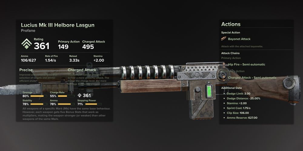 Ranking The Best Ranged Weapons In Darktide