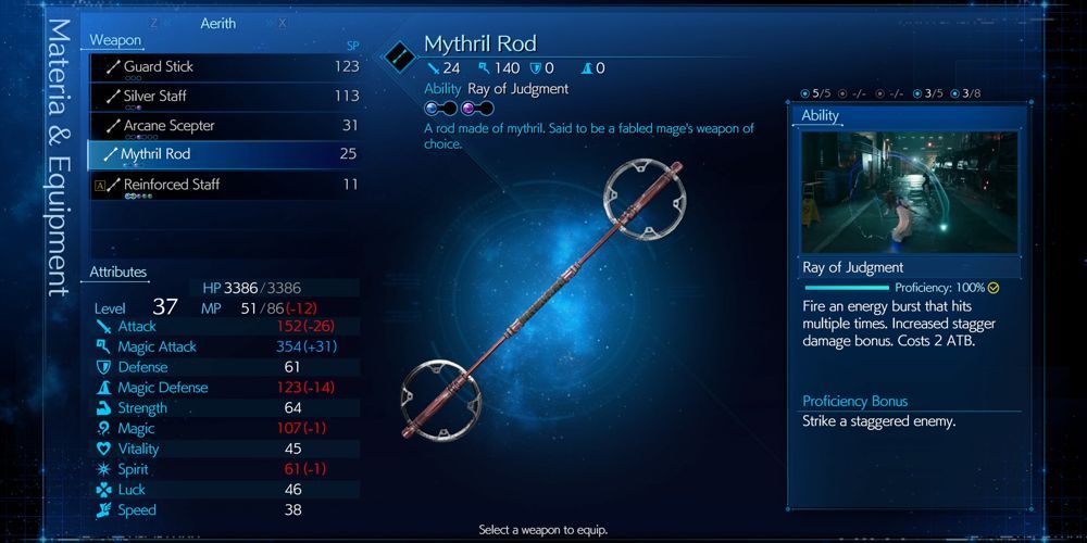 Ranking The Best Weapons In Final Fantasy 7 Remake