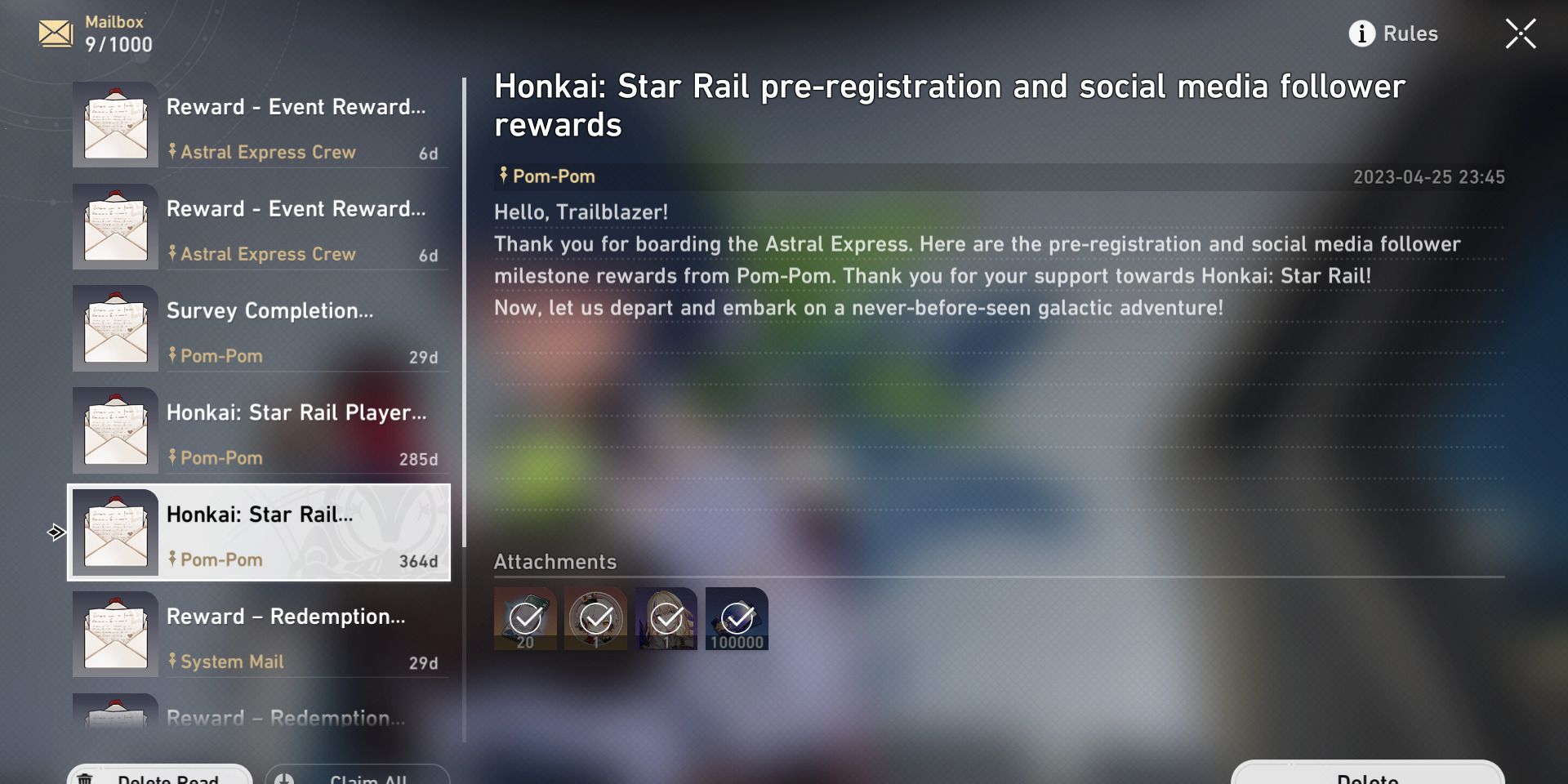 Honkai Star Rail: Free 4-Star Characters List
