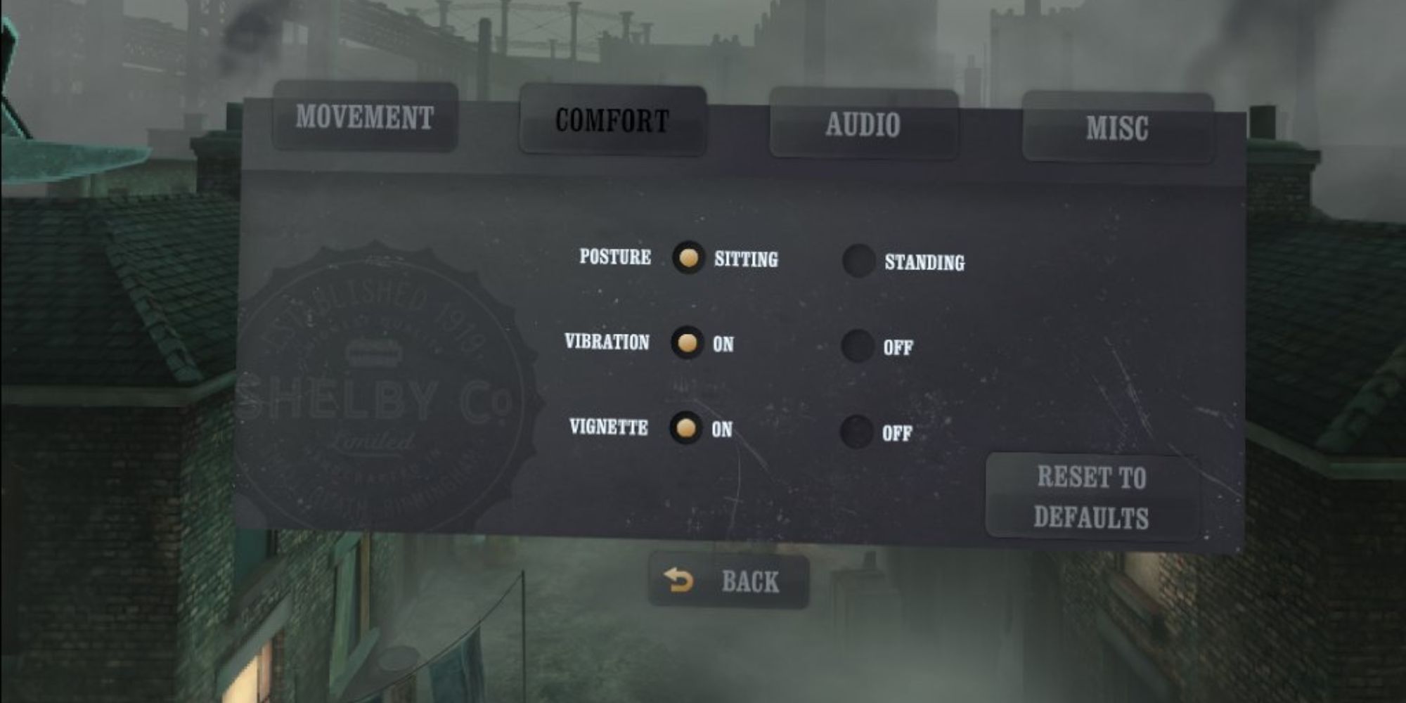 Peaky Blinders: The King's Ransom - Settings To Change Before You Start