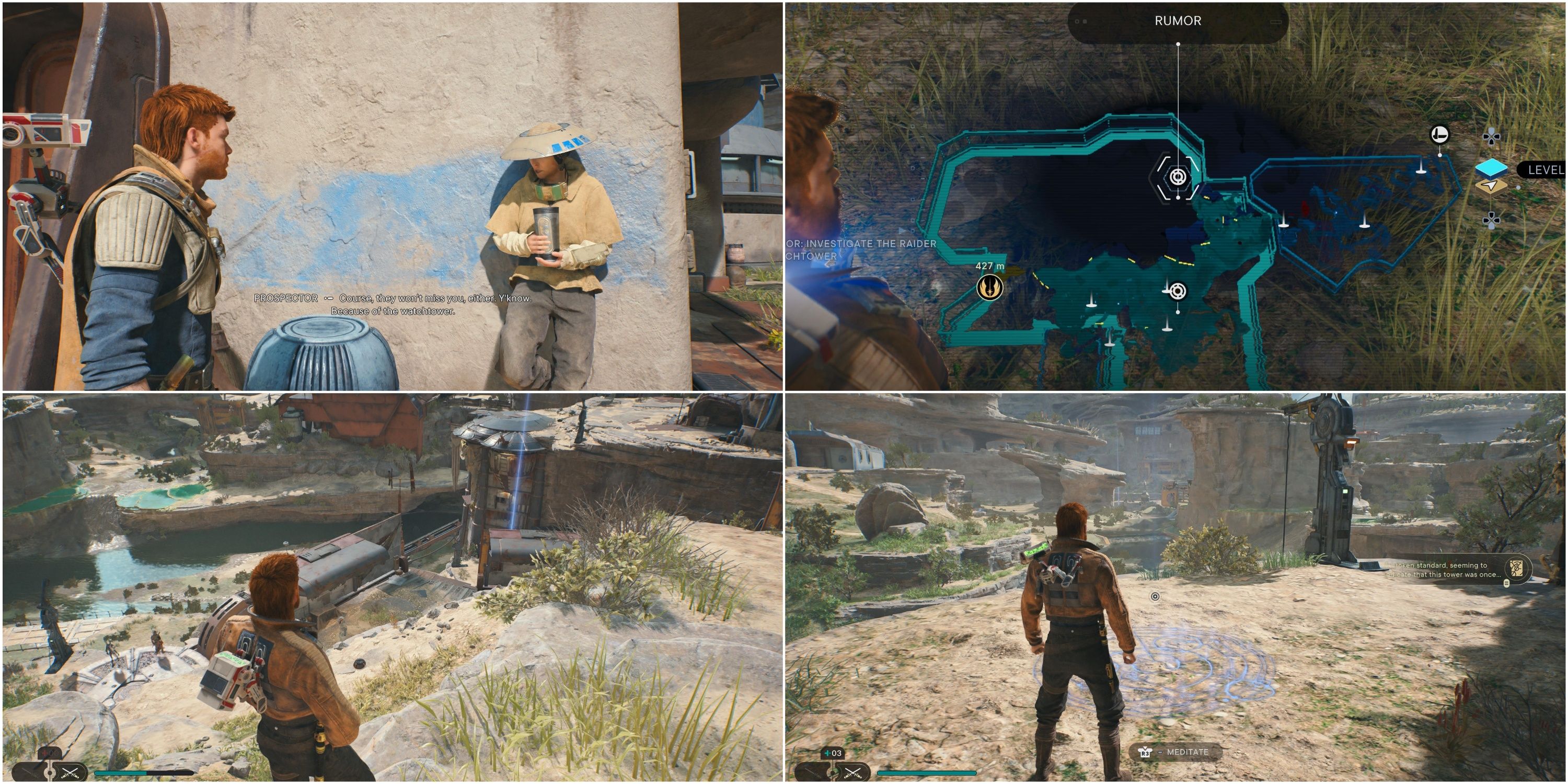 Star Wars Jedi Survivor - Investigate The Raider Watchtower Guide