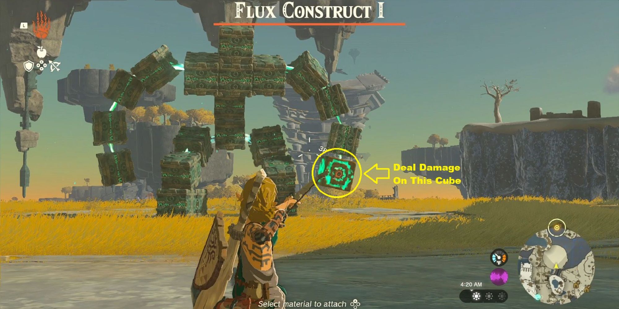 Tears Of The Kingdom: How To Beat Flux Construct 1