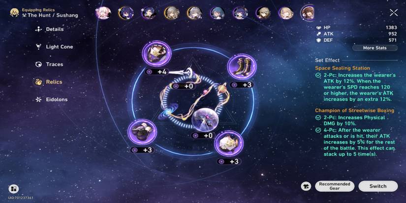 Honkai Star Rail: Sushang Best Builds, Light Cones, & Teams