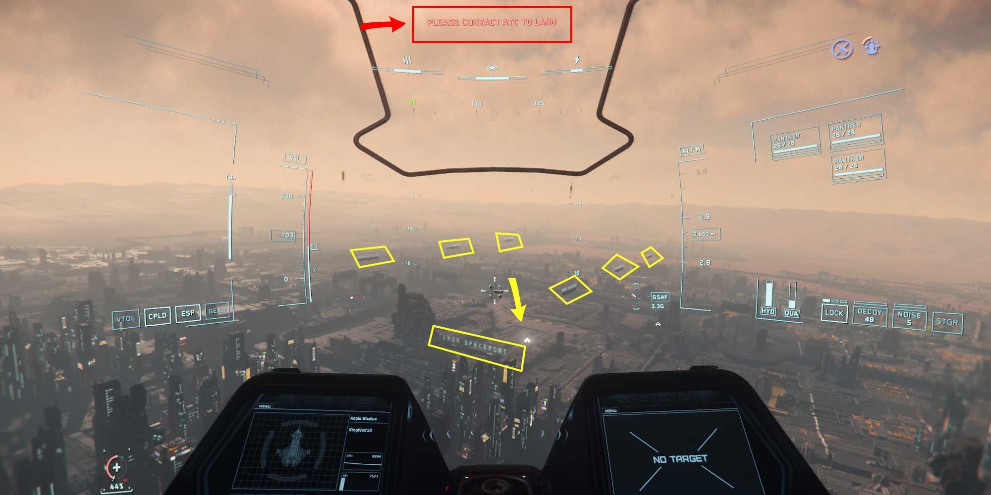 Star Citizen: How To Land On A City Or Space Station