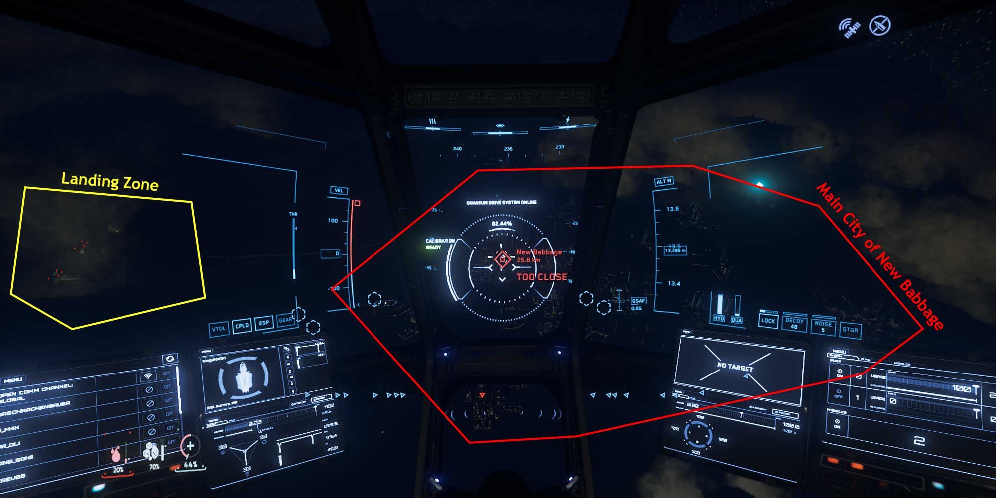 Star Citizen: How To Land On A City Or Space Station