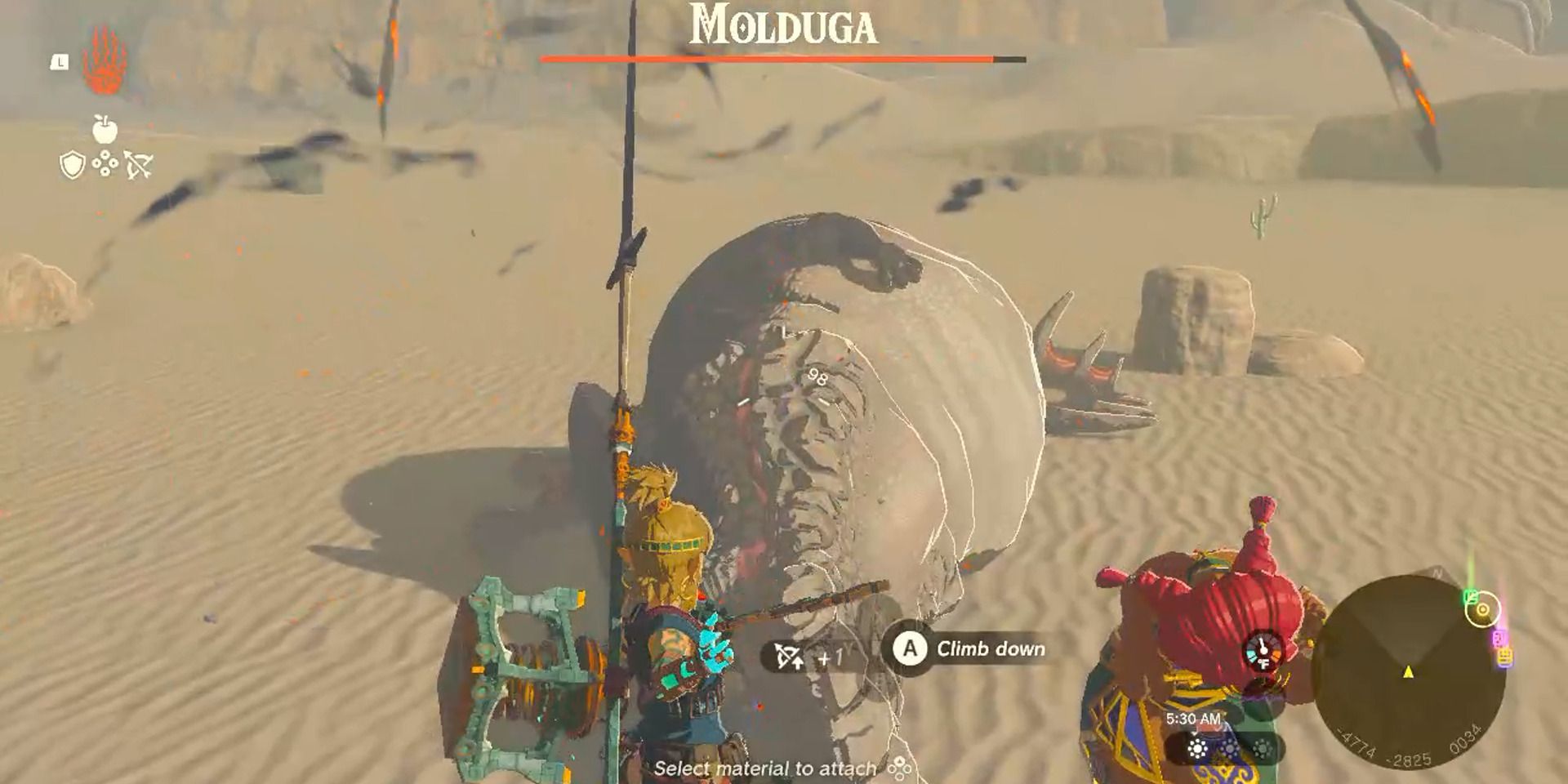 Tears Of The Kingdom - Molduga Boss Guide