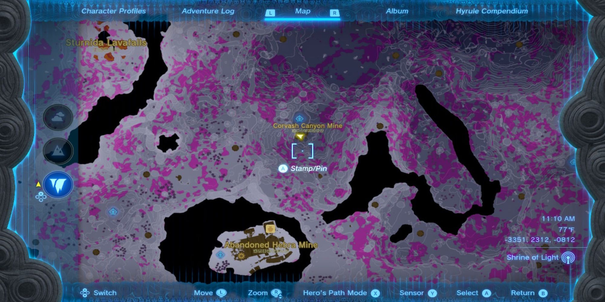 The Legend Of Zelda: Tears Of The Kingdom - Armor Of The Hero Set Location