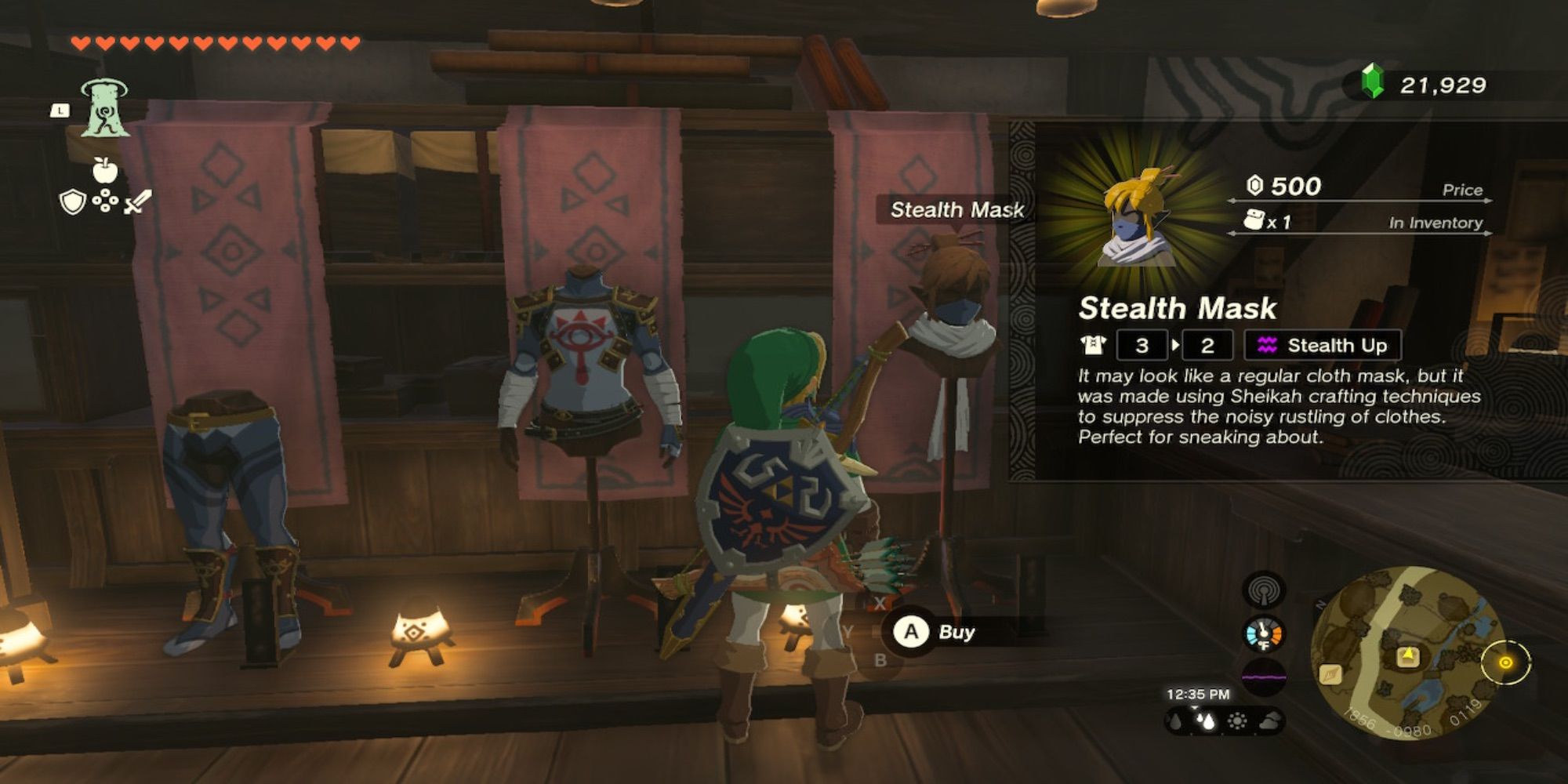 Tears Of The Kingdom: Stealth Armor Set Location