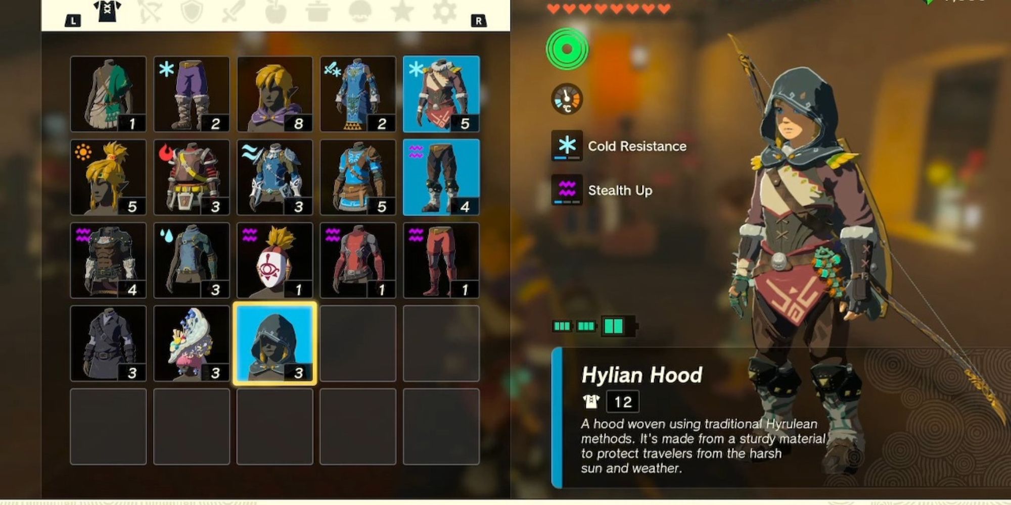 Tears of the Kingdom: How To Lower The Hylian Hood