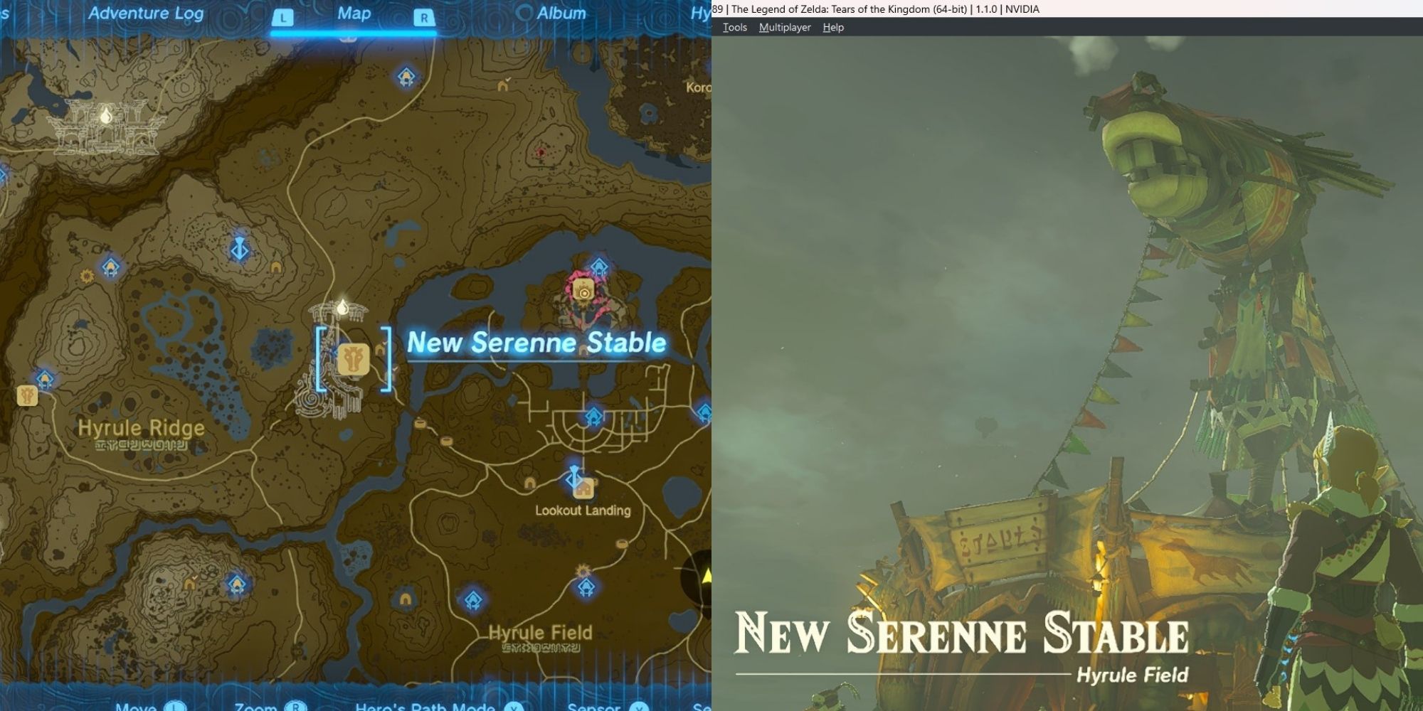 Tears Of The Kingdom: All Stable Locations