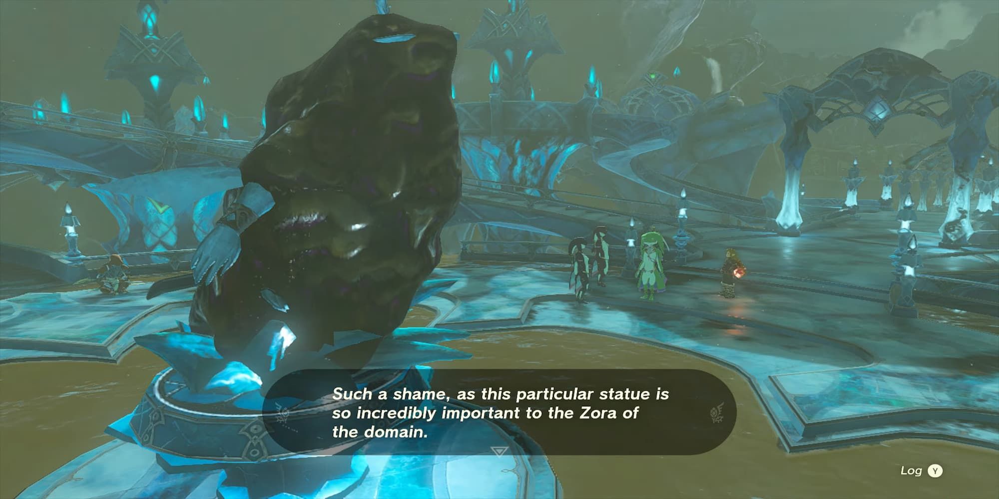 Tears Of The Kingdom The Sludge-Covered Statue Quest Walkthrough