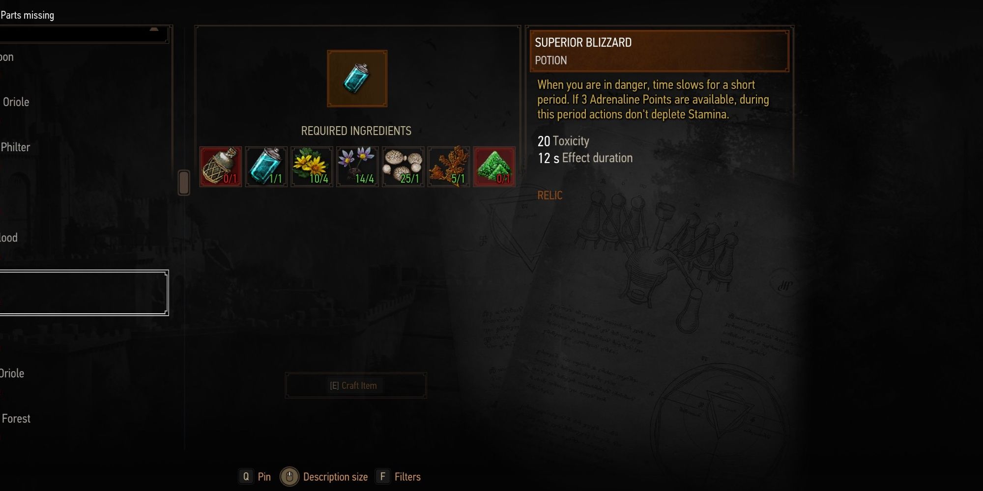 The Witcher 3: 10 Strongest Potions, Ranked