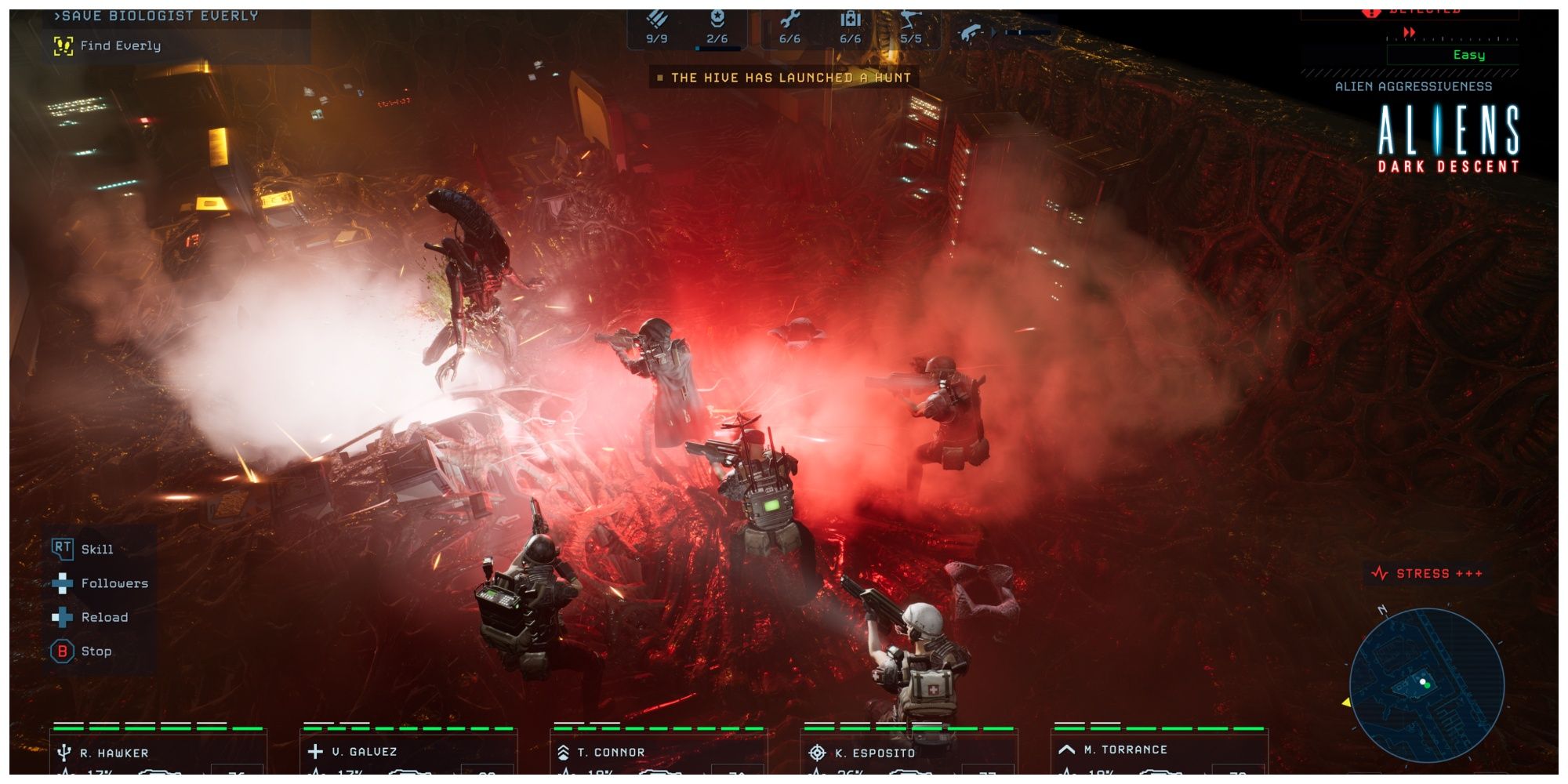 Aliens: Dark Descent - How To Reduce Stress